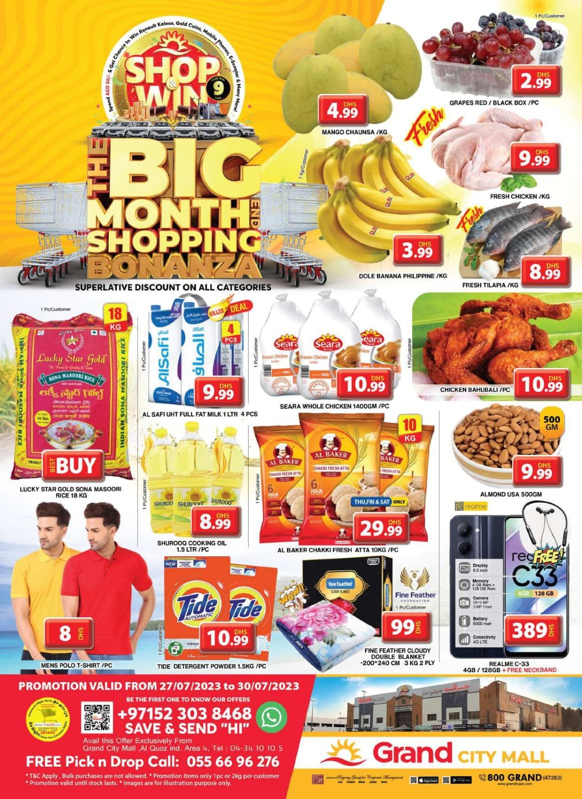 The Big Month Shopping Bonanza- Grand City Mall - Promotionsinuae
